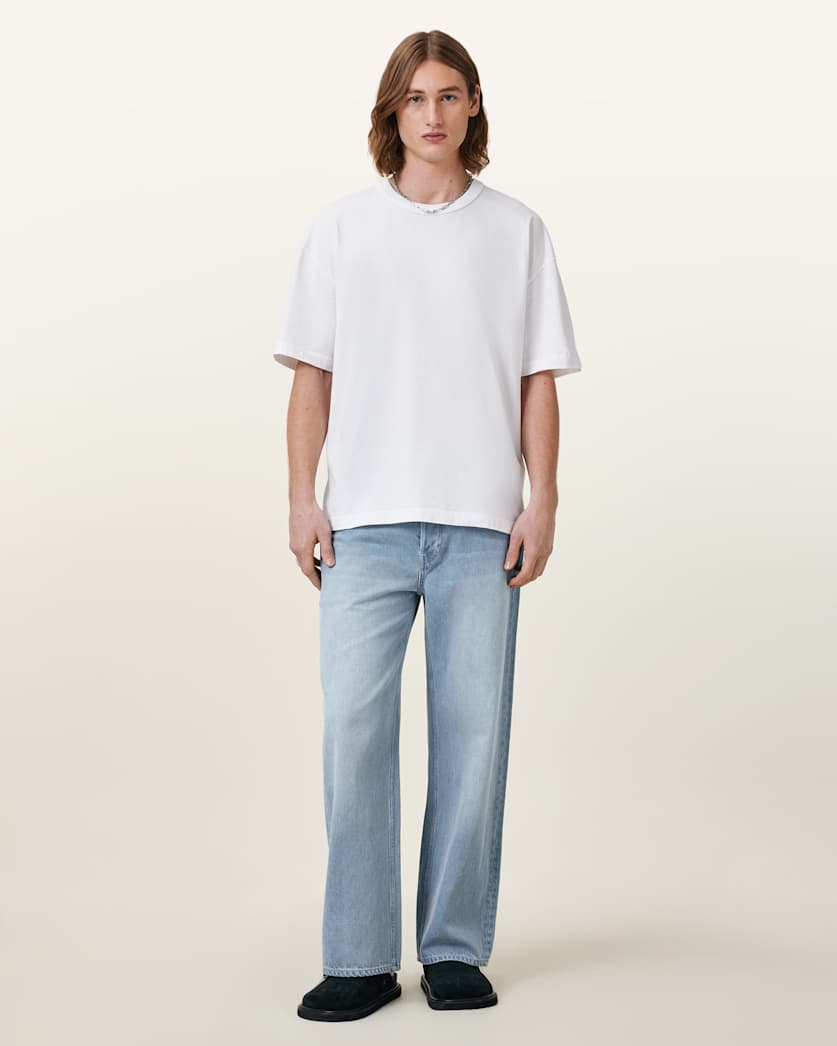 Sonny Short Sleeve T-Shirt Chalk White | ALLSAINTS US